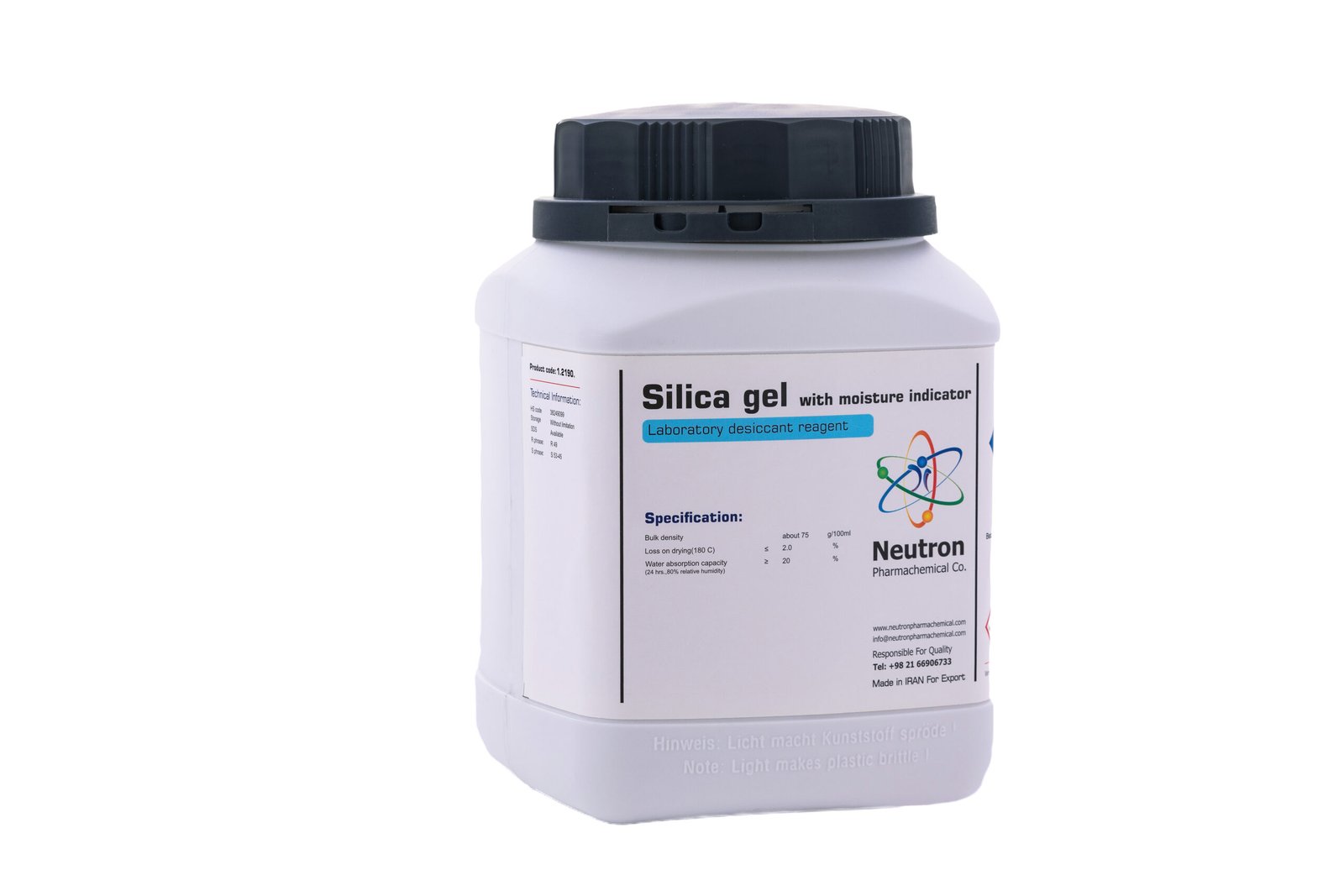 Silica gel with moisture indicator (blue) | Neutronco
