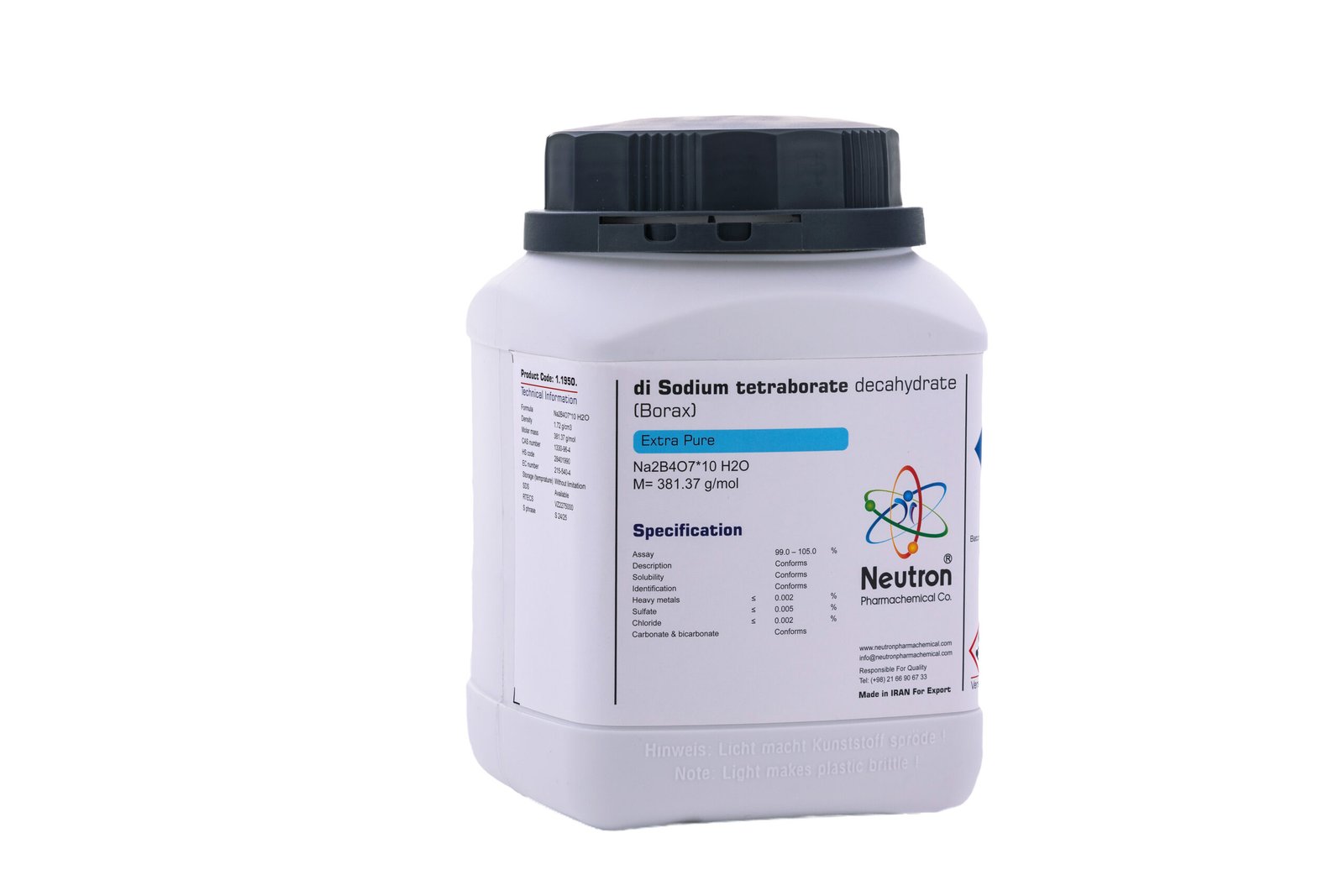 disodium tetra borate dodecahydrate | Neutronco