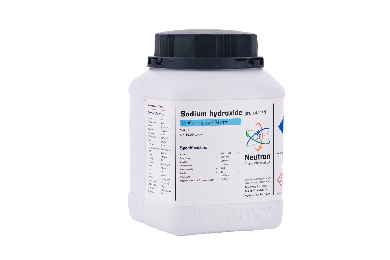sodium hydroxide granules | Neutronco