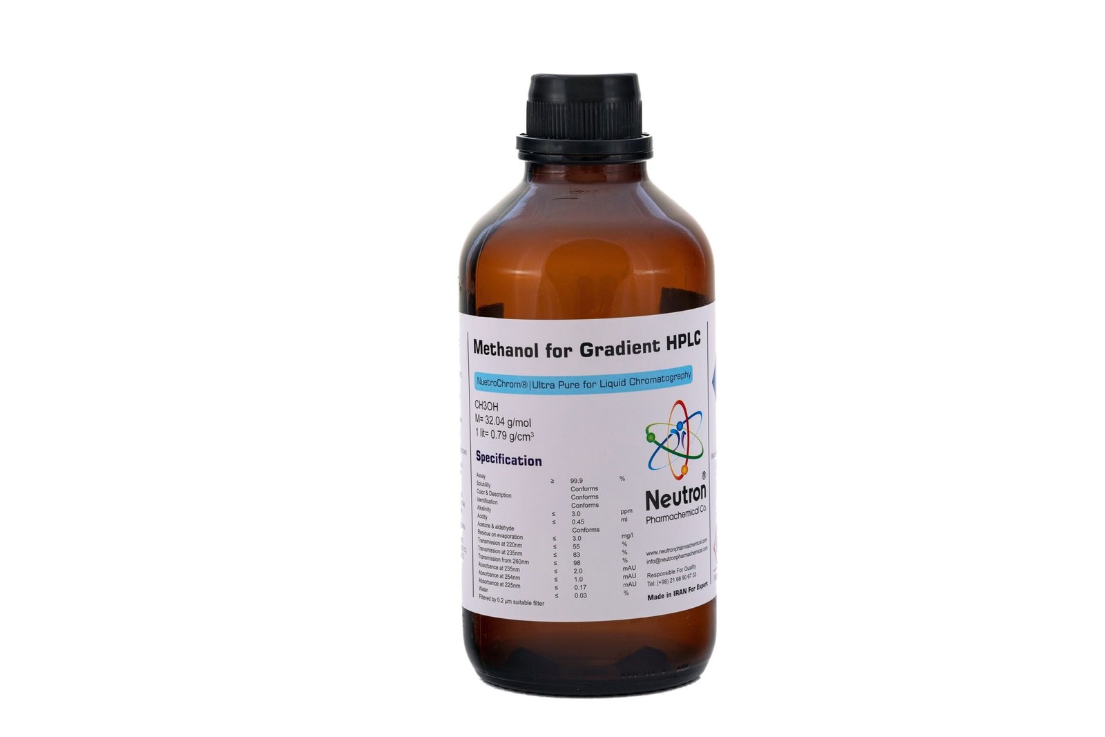Methanol for gradient HPLC | Neutronco